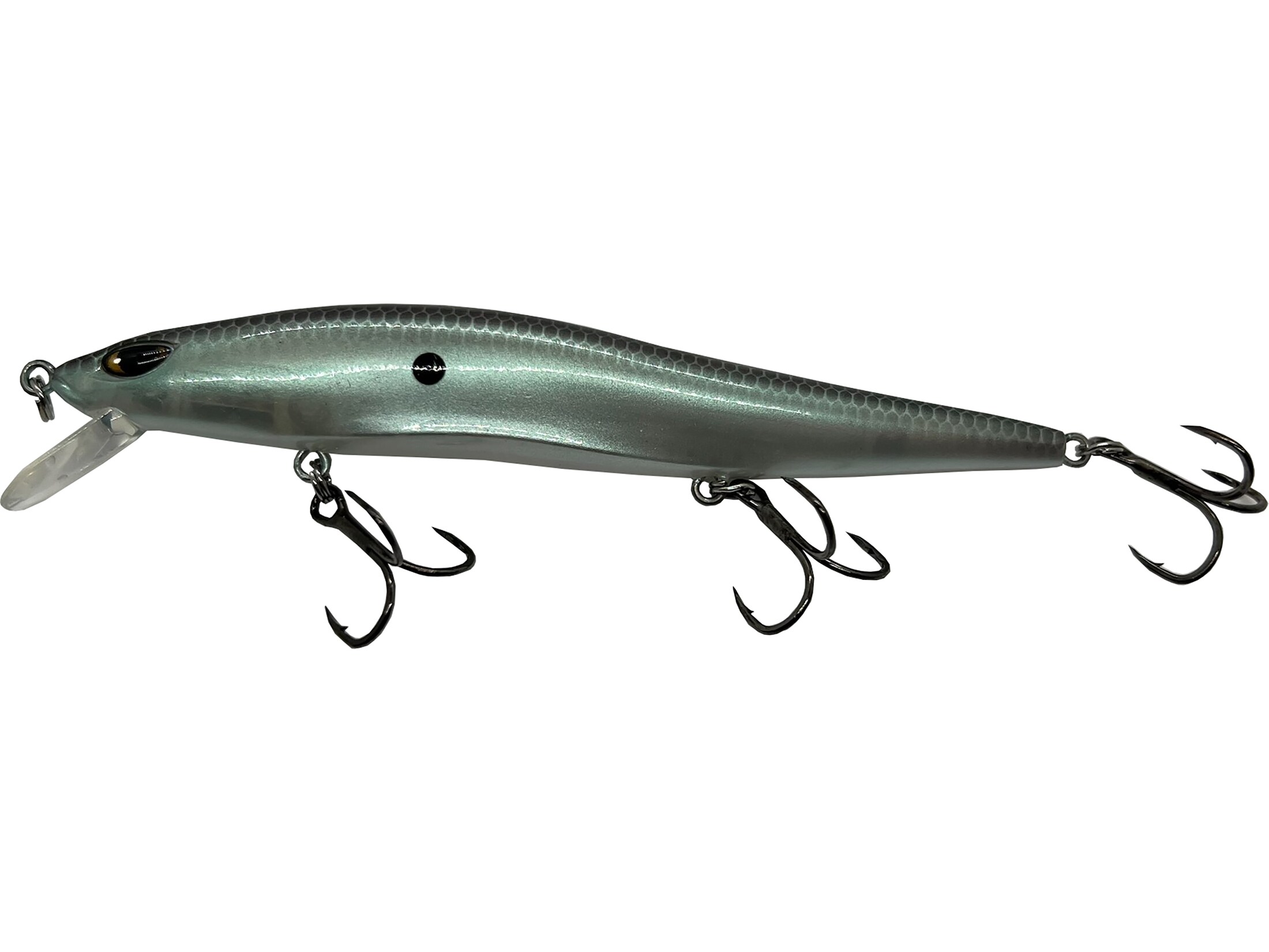 Duckett Baits BD 115 Suspending Jerkbait Green Gizzard Shad