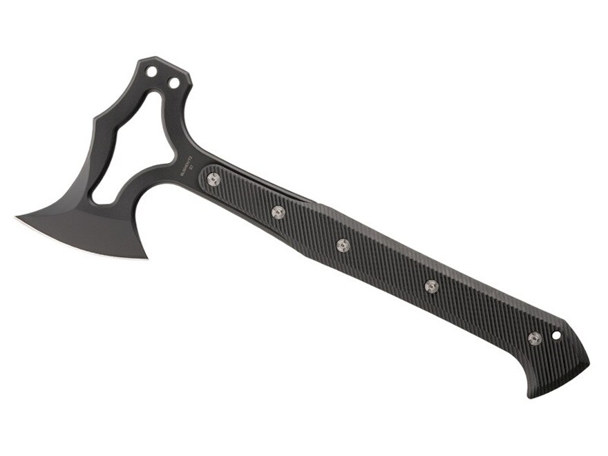 Hogue EX-T01 Tomahawk Black S-7 Steel Blade G-10 Handle Black