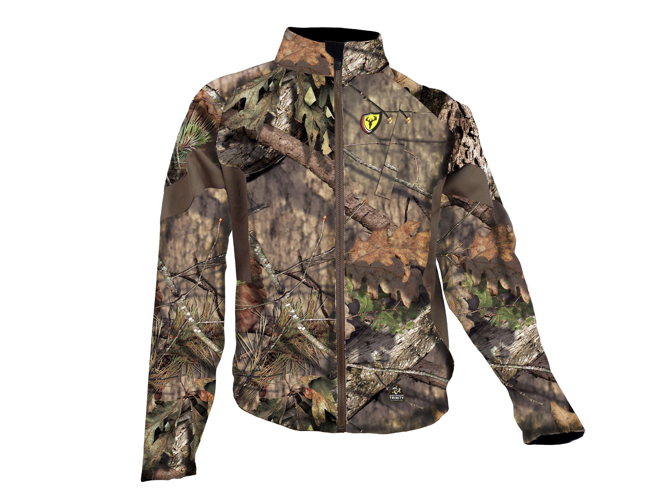 ScentBlocker Men's Scent Control Knock Out Jacket Polyester Mossy Oak