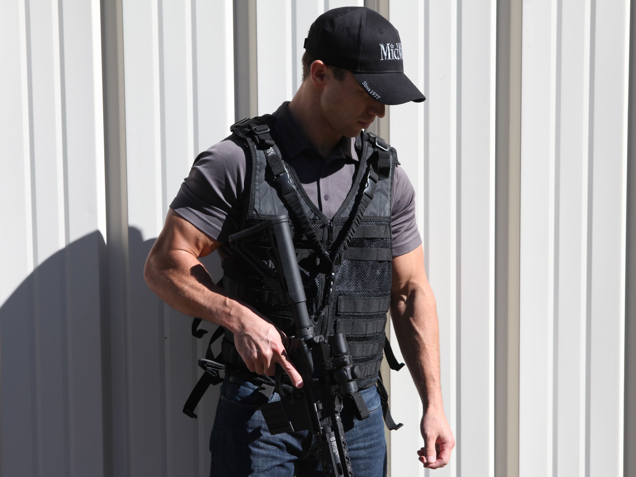 MidwayUSA Double Shoulder Tactical Rifle Sling Black