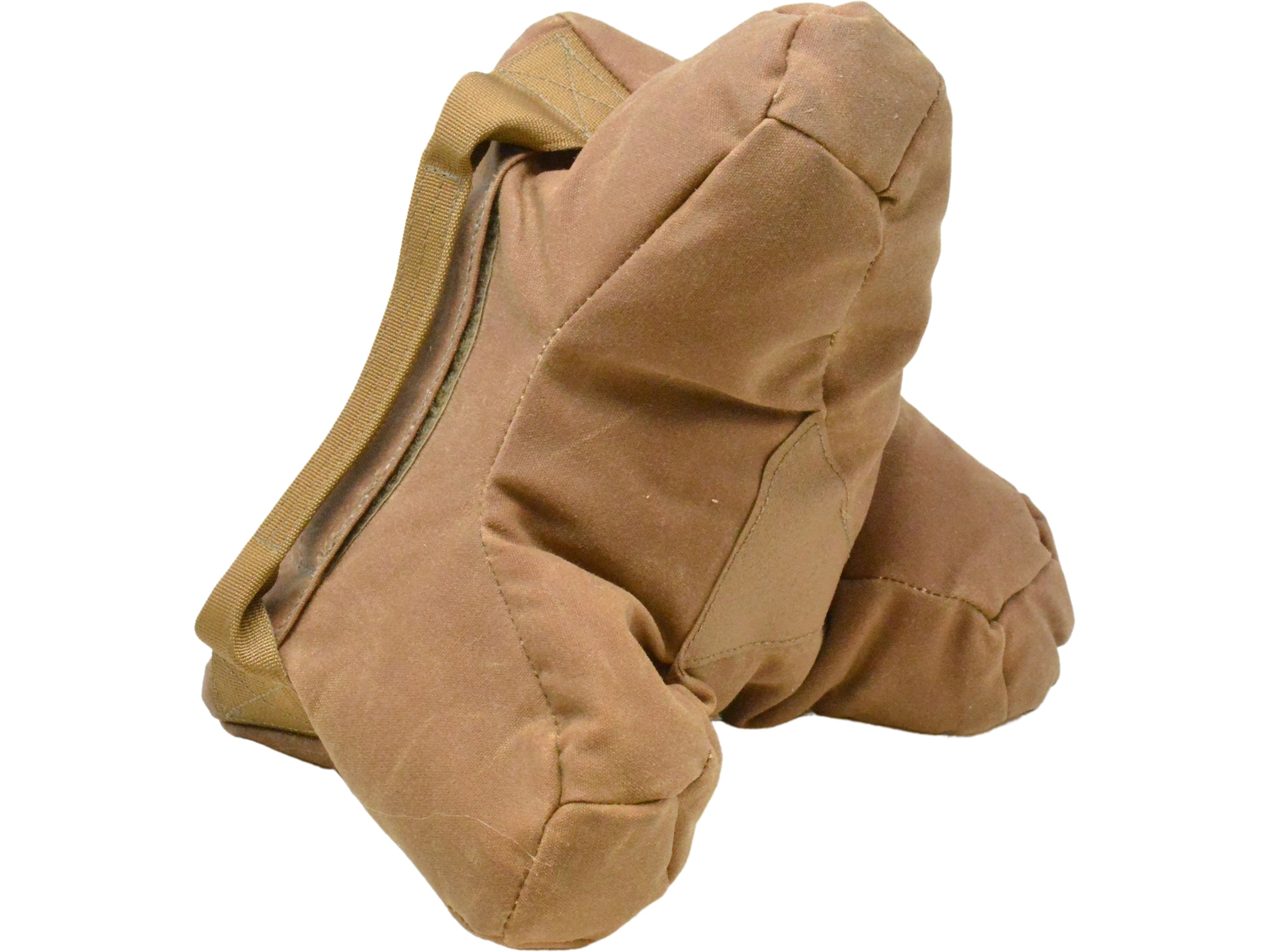 Cole-Tac Waxed Canvas Tricorne Shooting Rest Bag Coyote Brown