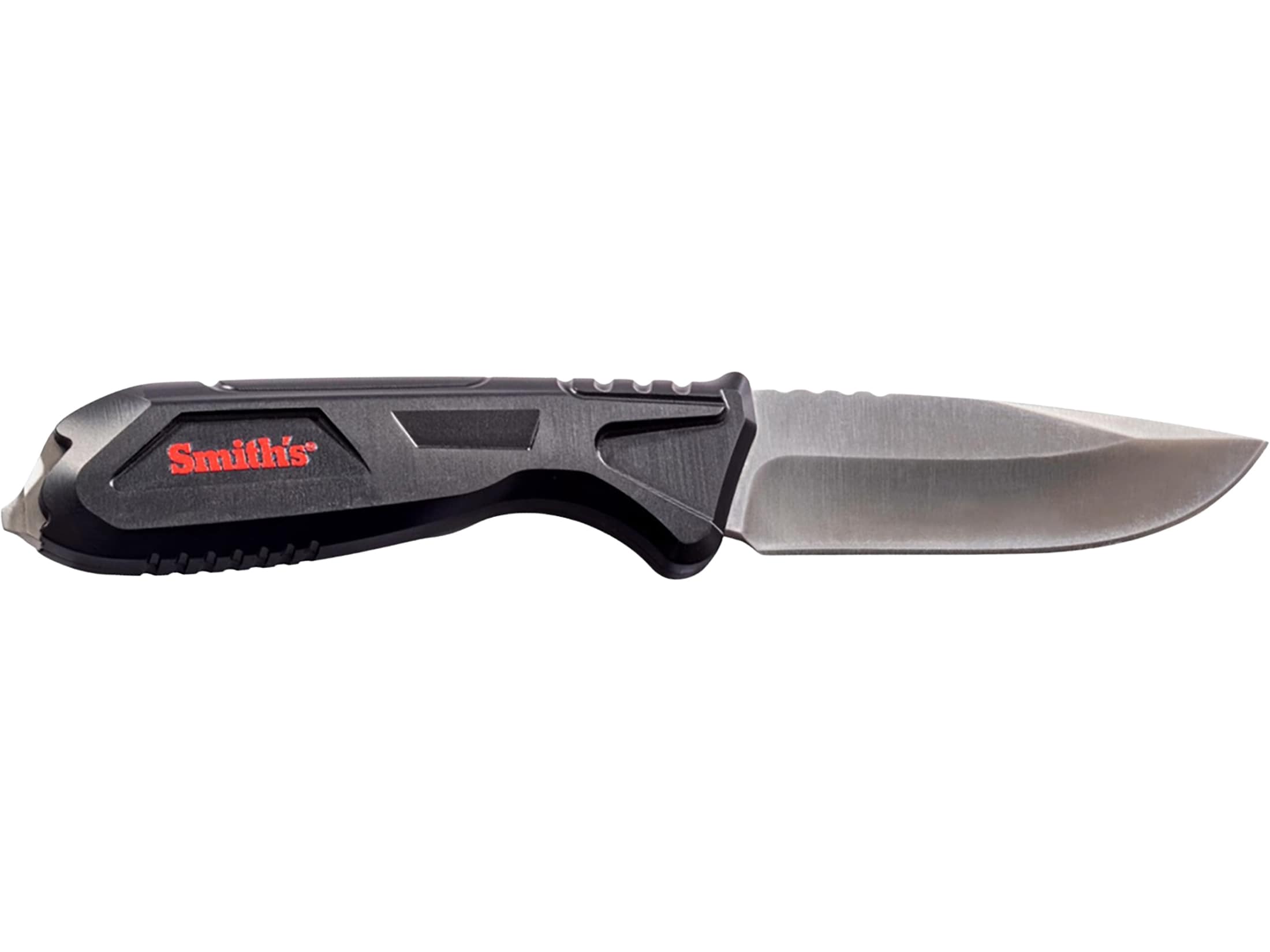 Smith's EdgeWork Site Fixed Blade Knife 4 Drop Point 420 Black