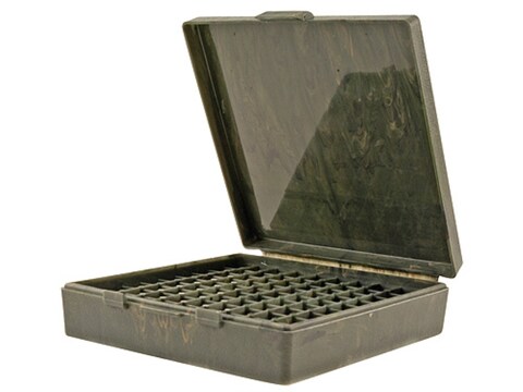 MTM Flip-Top Ammo Box 40 S&W 10mm Auto 45 ACP 100-Round Plastic Camo