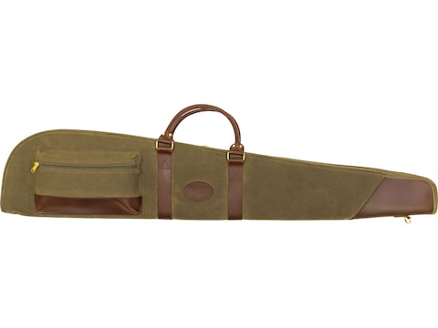 MidwayUSA Waxed Canvas Shotgun Case 46 Olive Brown