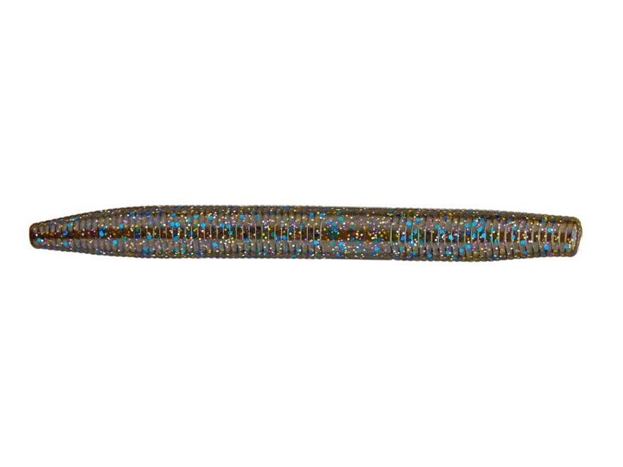 Big Bite Baits Fat Stick Soft Stickbait Green Pumpkin/Chartreuse