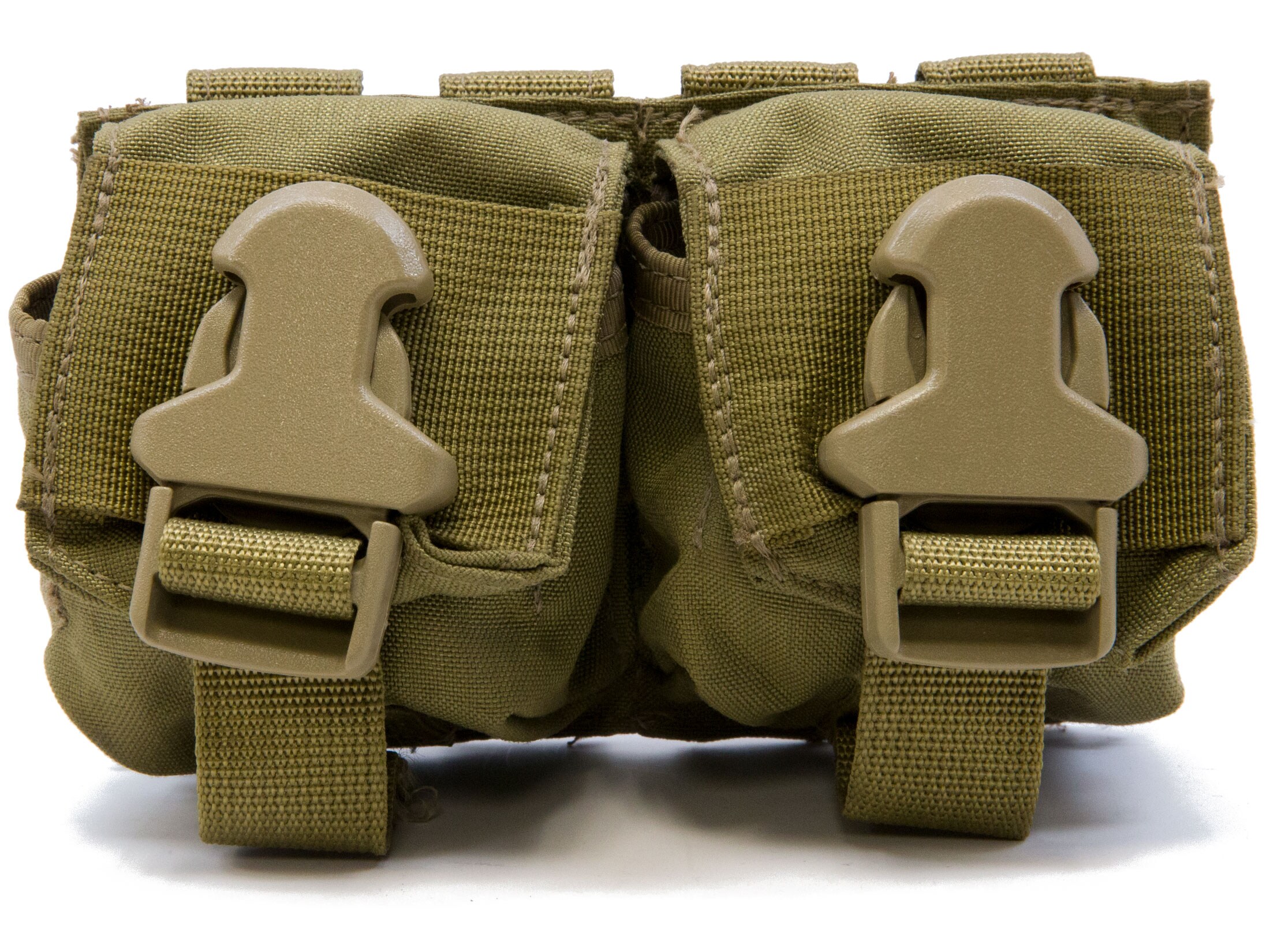 Military Surplus MOLLE II Double Frag Grenade Pouch Grade 1 Nylon