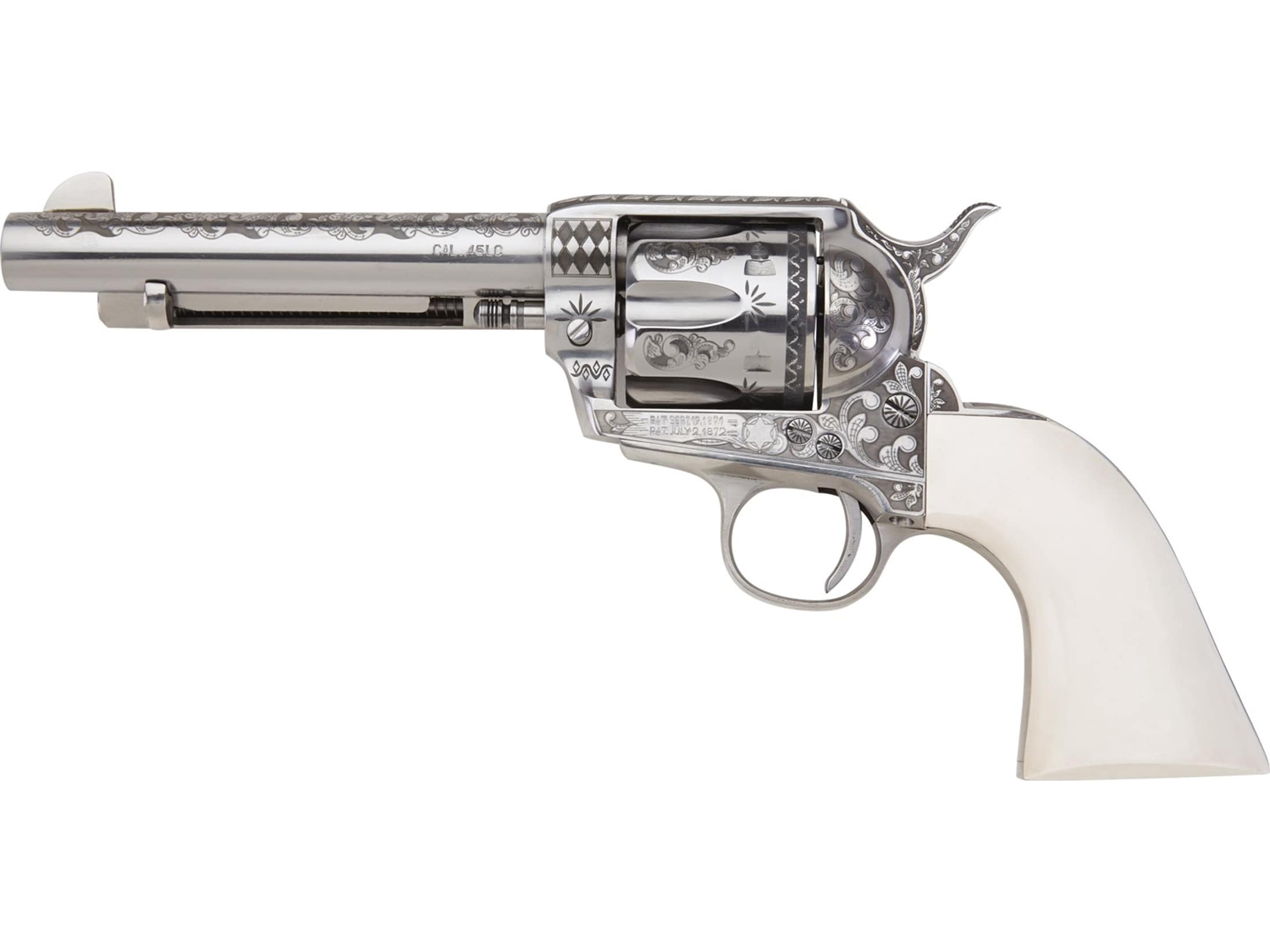 EMF Company General Patton 357 Mag Revolver 3.5 Stainless Barrel 6
