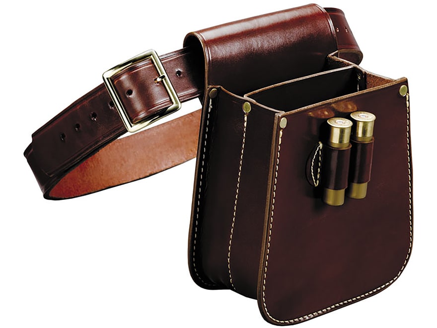 Triple K 559 Leather Shotgun Shell Pouch Havana Brown