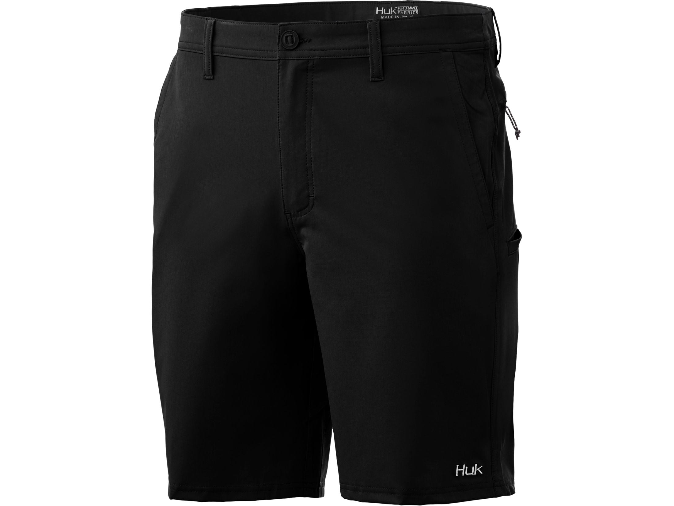 Huk Men's Reserve Shorts Cotton Black 30 Waist