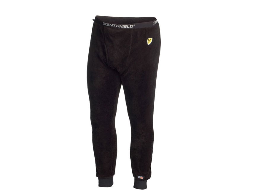 ScentBlocker Men's S3 Arctic Base Layer Pants Polyester Black Medium