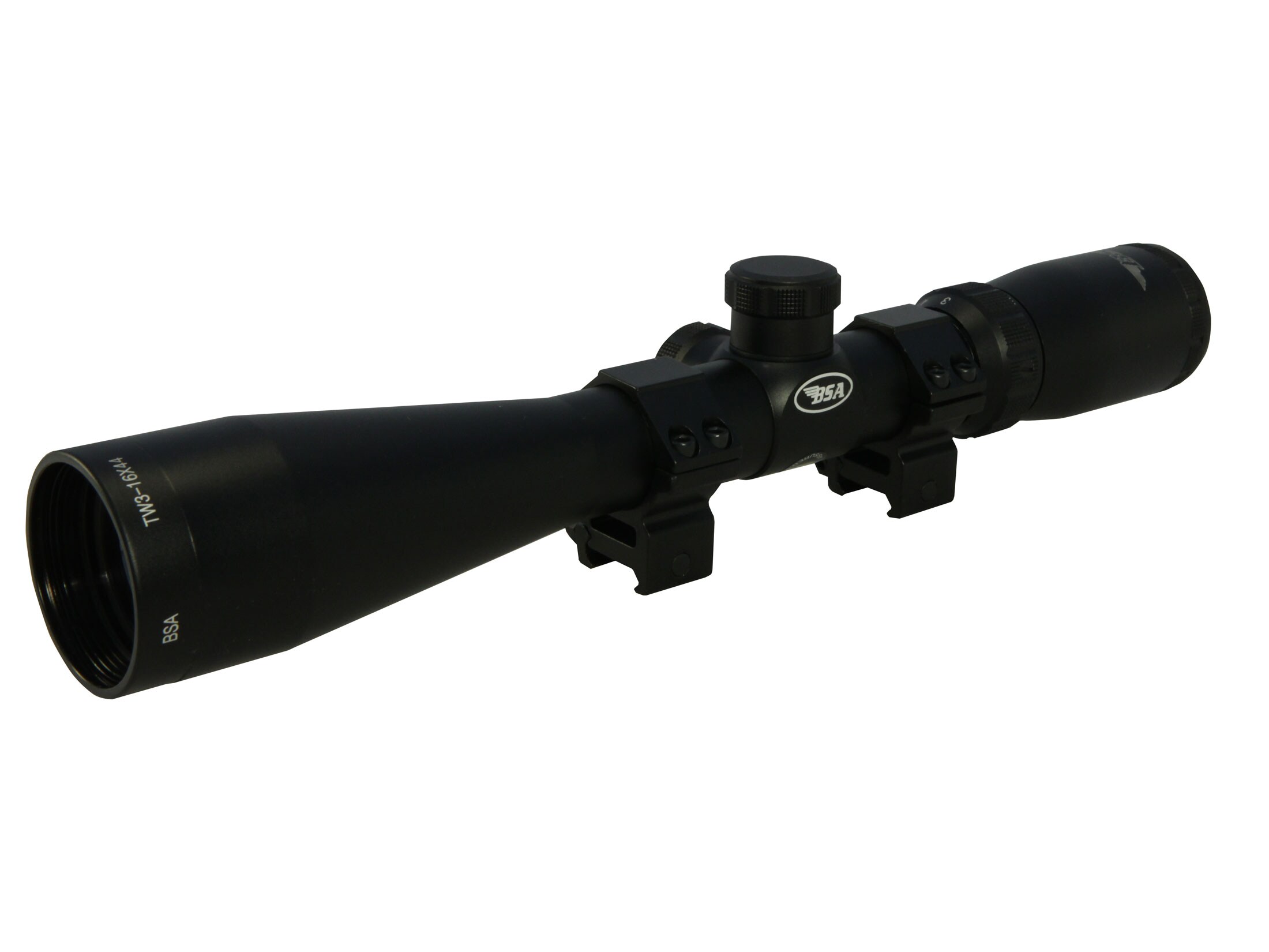 BSA Tactical Weapon Rifle Scope 30mm Tube 3.5-10x 40mm Mil-Dot Reticle