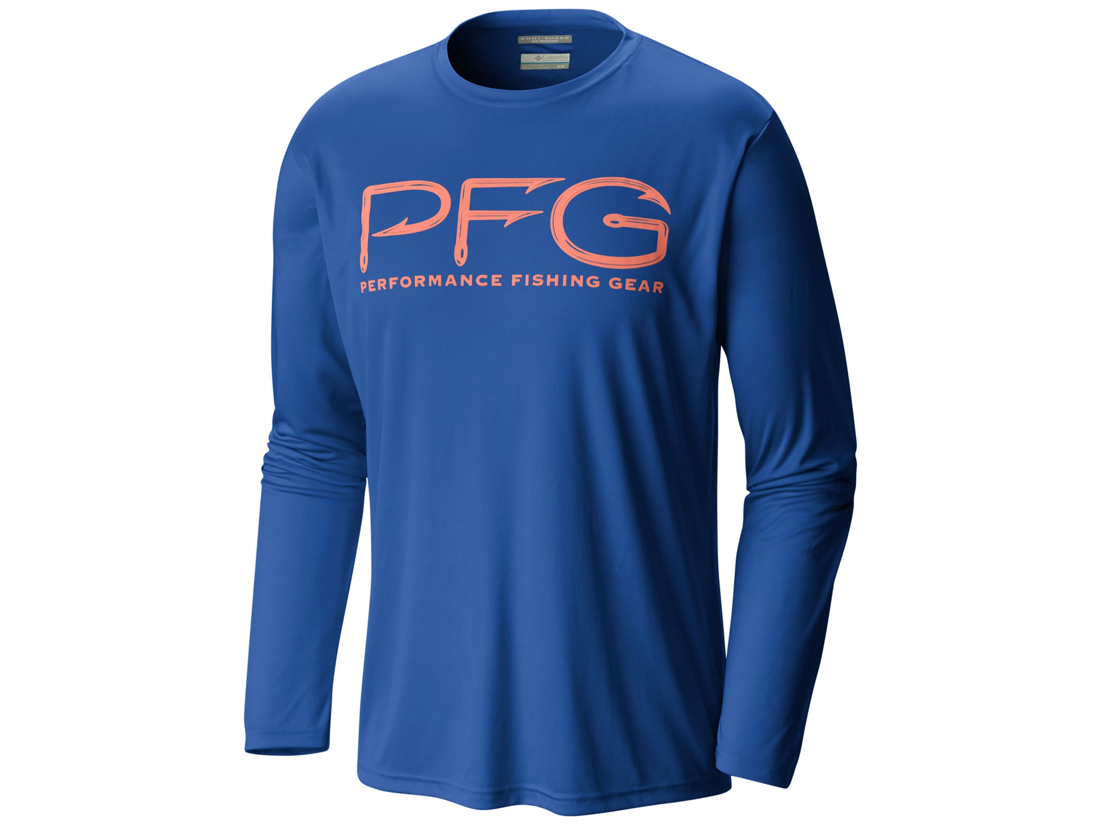 Columbia Men's PFG Terminal Tackle Hooks Shirt Long Sleeve Polyester
