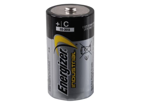 Energizer Battery C Industrial EN93 1.5 Volt Alkaline Pack of 12