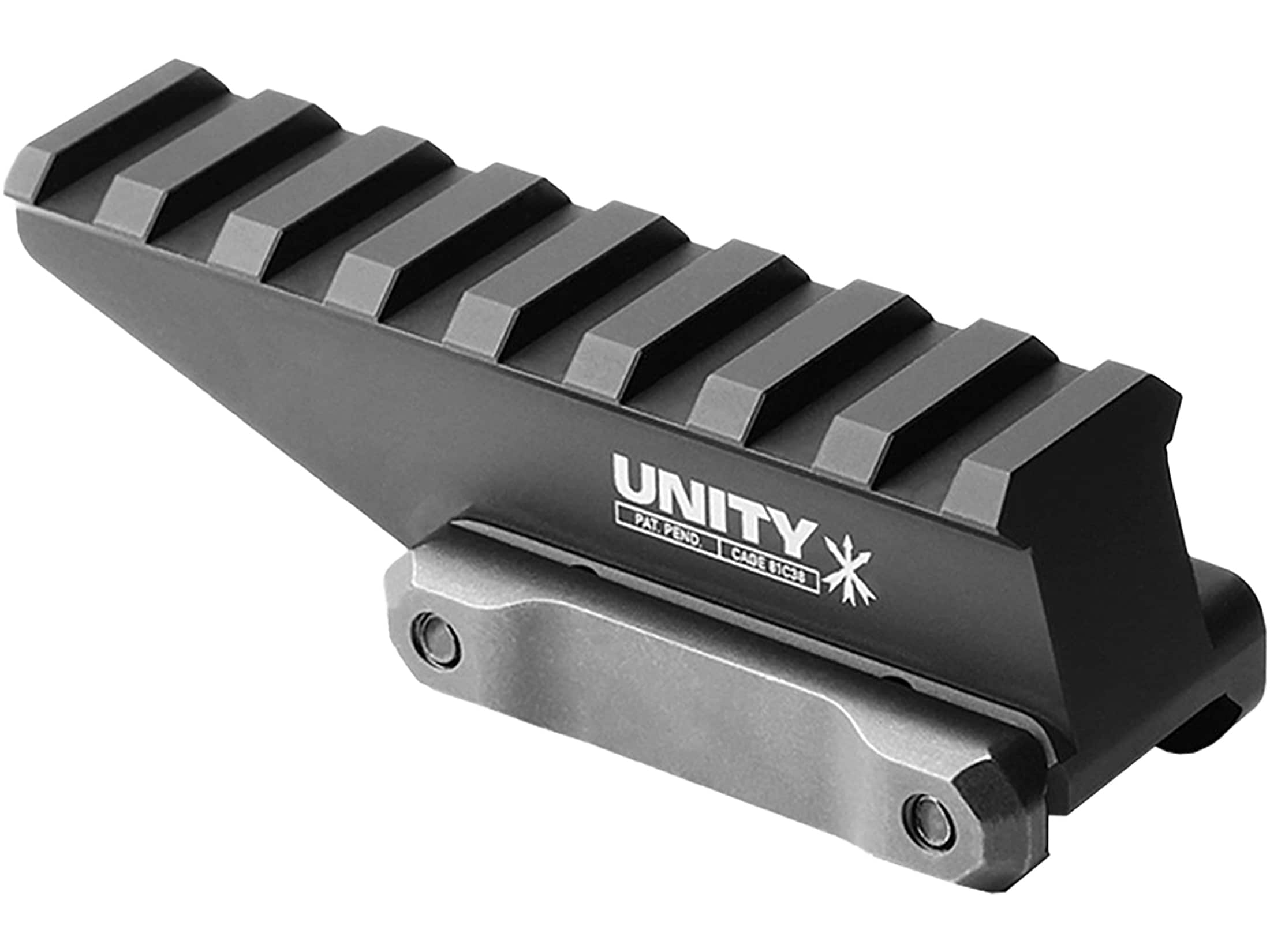 Unity Tactical FAST Absolute Red Dot Riser Mount EOTech XPS Black