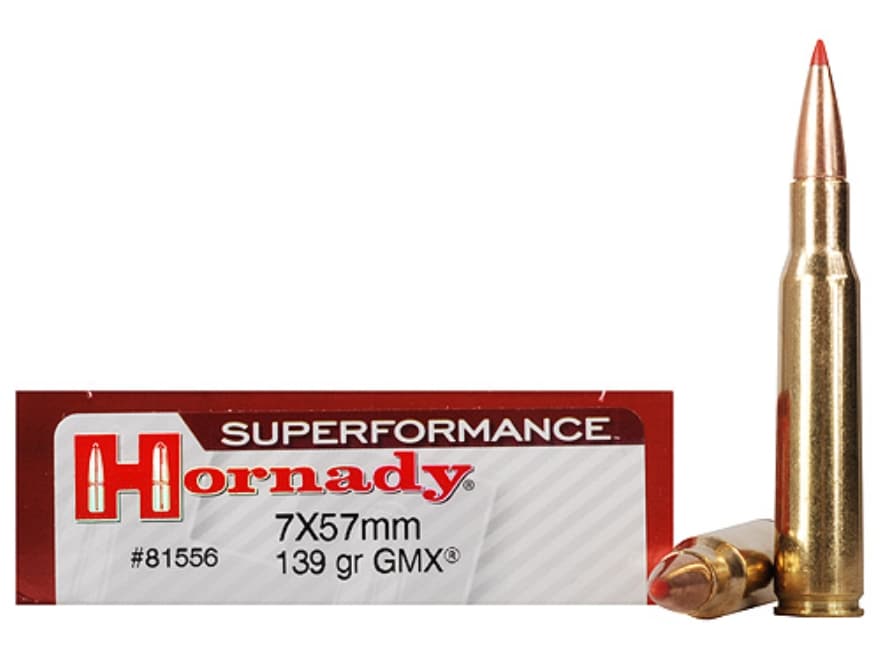Hornady Superformance 7x57mm Mauser (7mm Mauser) Ammo 139 Grain