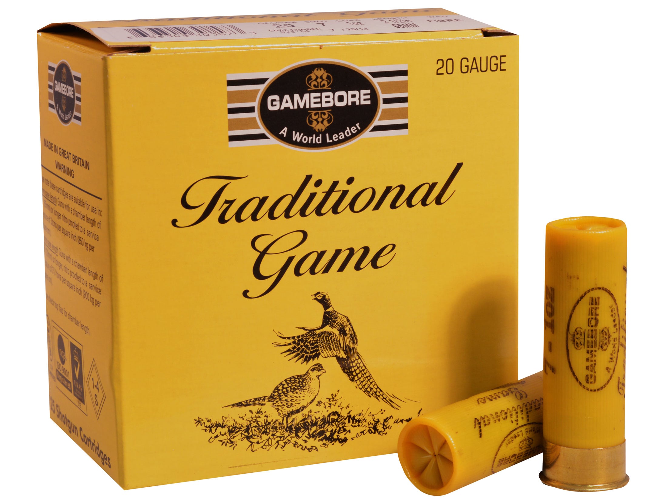 Kent Gamebore Game Hunting 20 Ga Ammo 2-1/2 #5 Lead Shot 1oz Case of