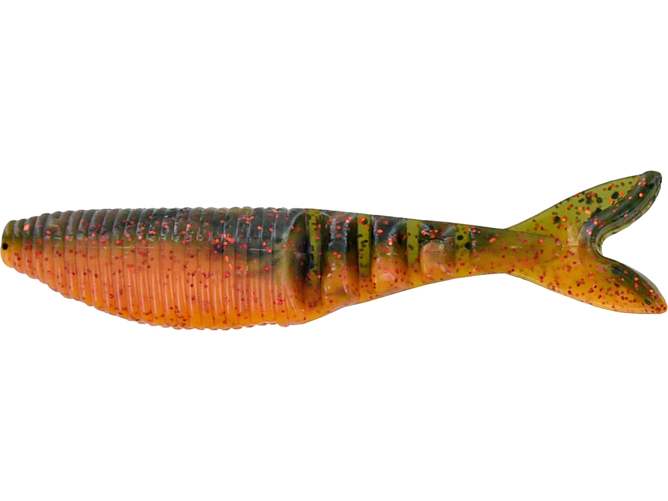 Yamamoto 4'' Zako Swimbait Wtrmln W/Cpr/Orng W/Red