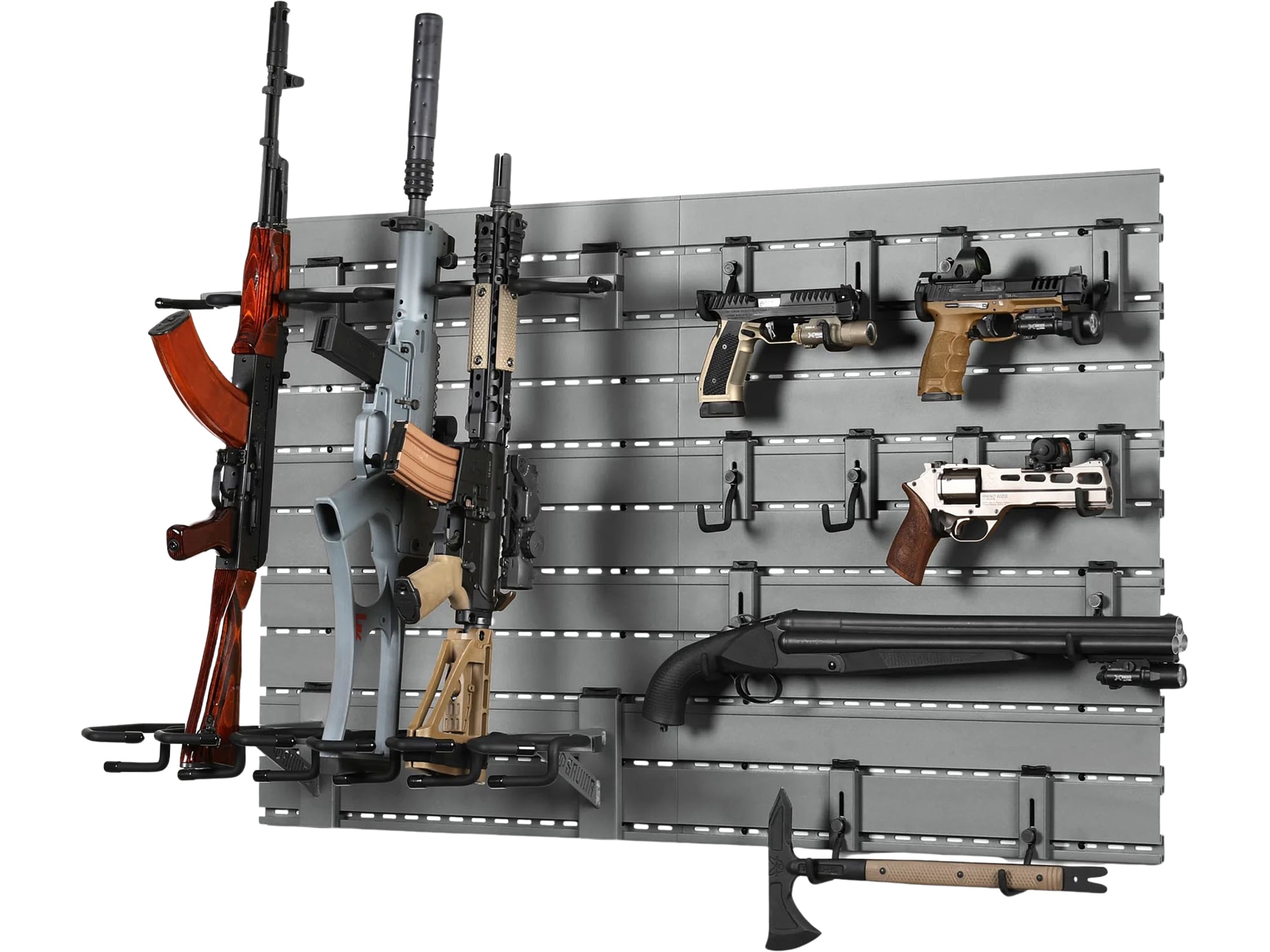 Savior Equipment Full Wall Rack Gun Storage System Olive Drab