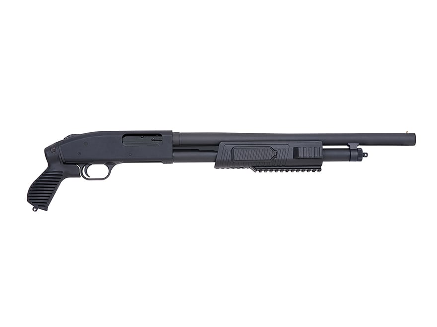 Mossberg JIC 500 Patriot Pump 12 Ga Shotgun 18.5 Black Barrel Black