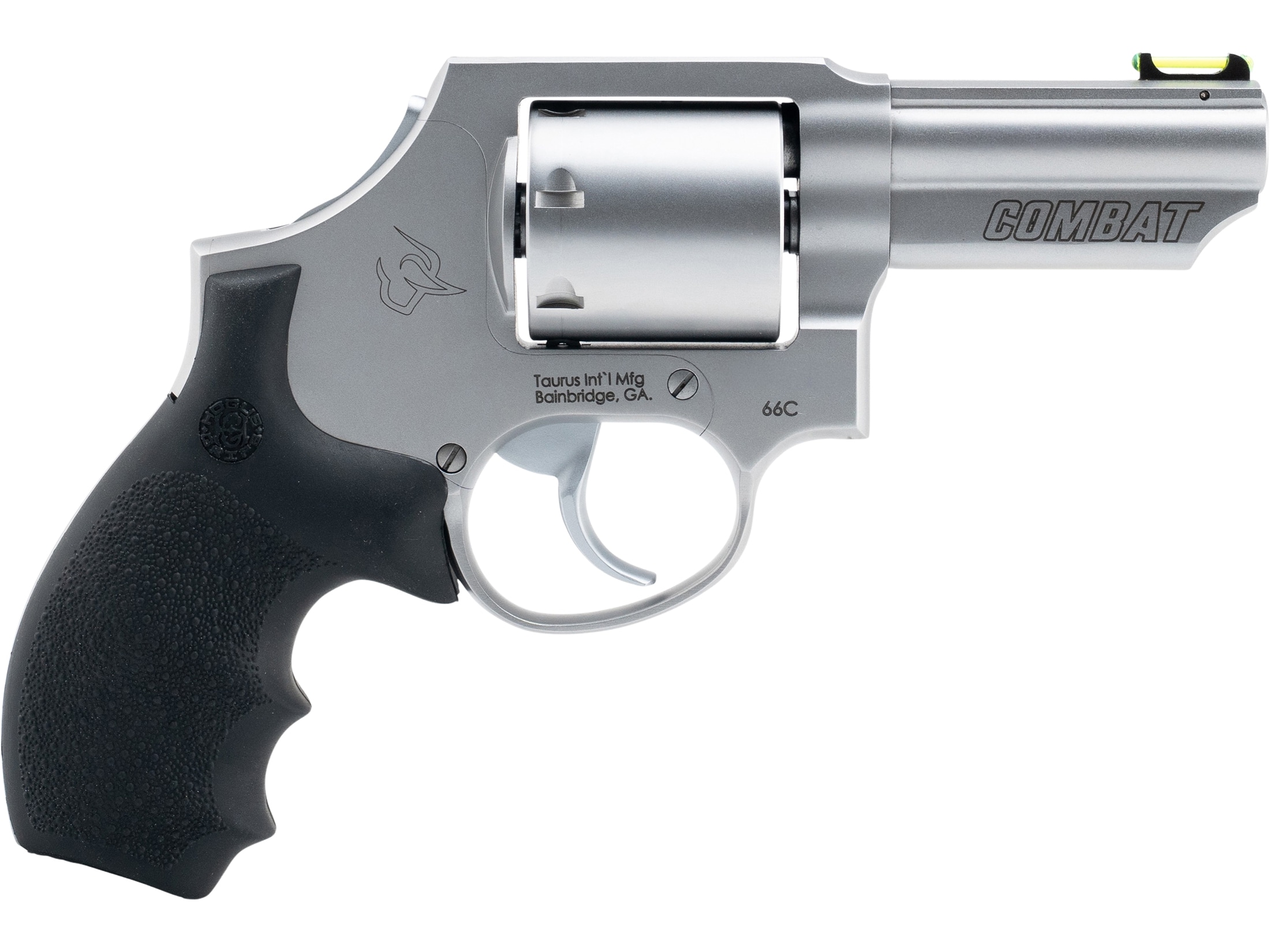 Taurus 66 Combat 357 Mag Revolver 3 Stainless Barrel 7 Round Black