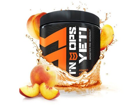 MTN OPS Yeti Monster Pre-Workout Supplement Strawberry Banana 30