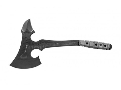TOPS Knives Vi Ax Axe 5.25 Black 1075 High Carbon Alloy Blade Linen