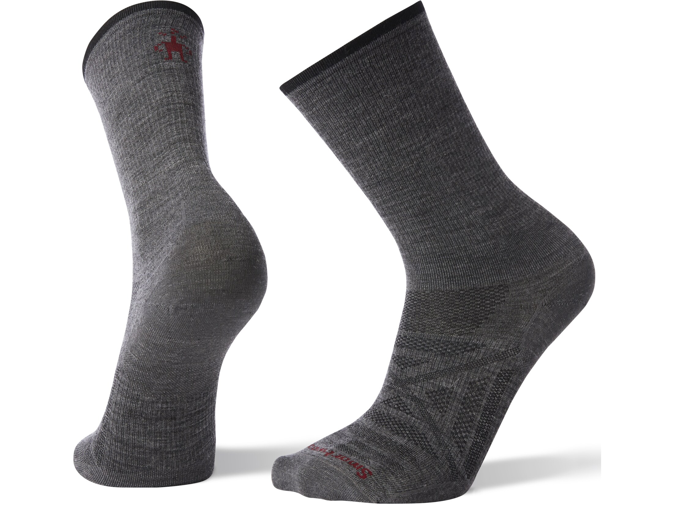 SmartWool Men's PhD Outdoor Ultra Light Crew Socks Black Medium