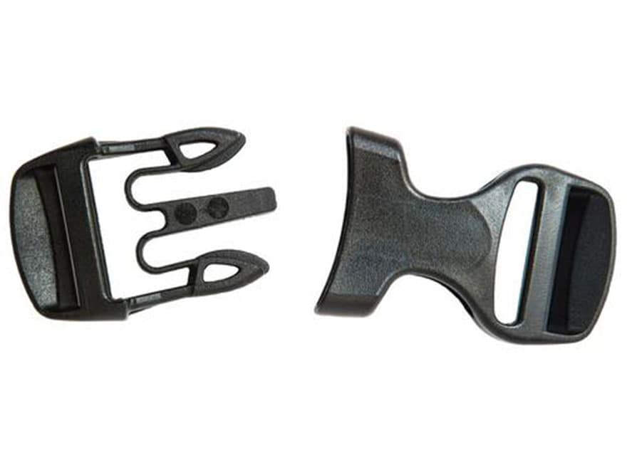 Gear Aid Dual Adjust Side Release Replacement Buckle 3/4 Polymer Black