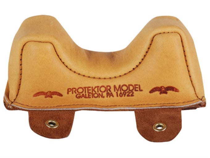 Protektor Owl Ear Rifle Front Shooting Rest Bag Medium Leather Tan
