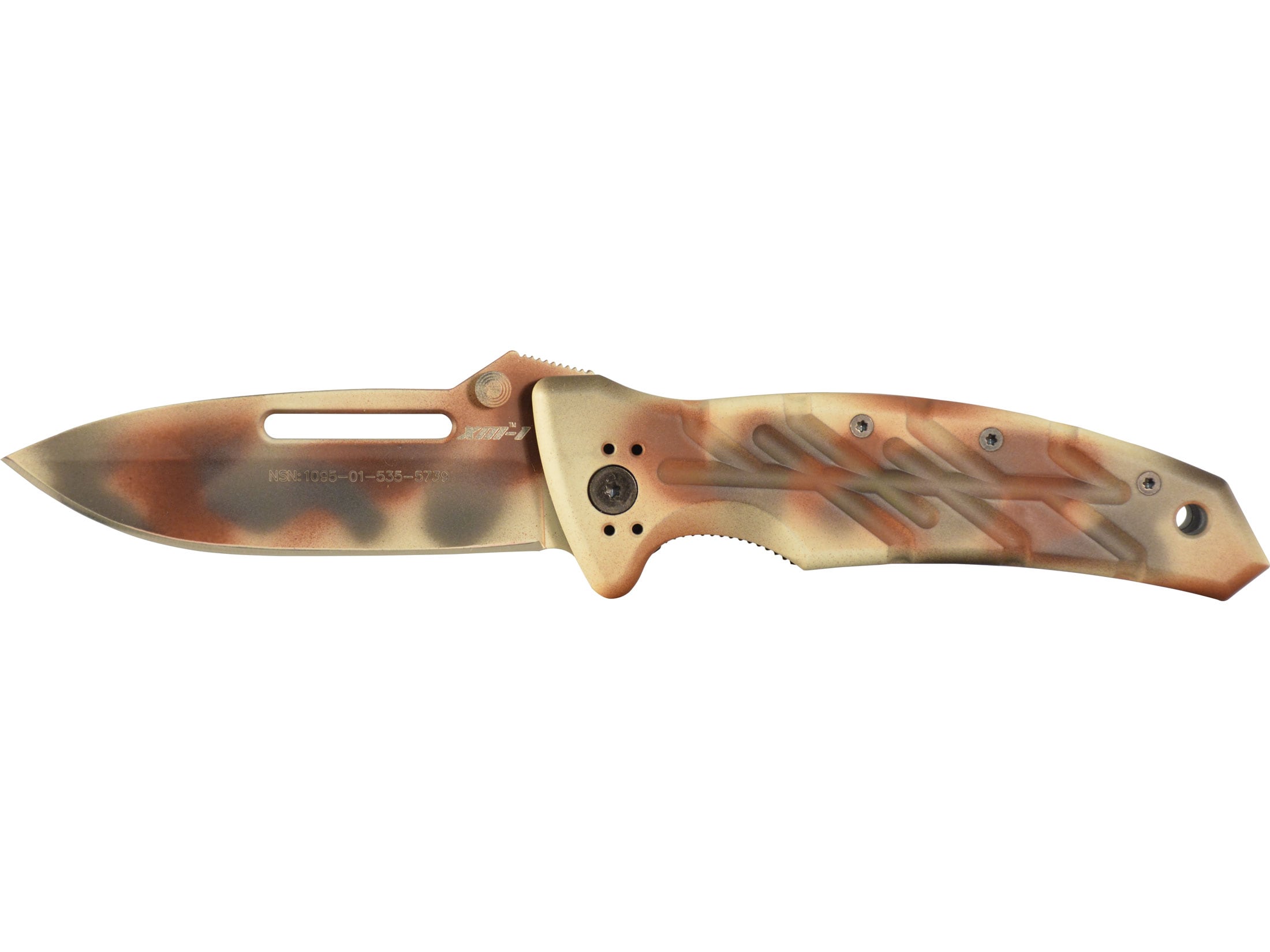 Ontario Mil-Spec XM-1D Folding Knife 3.4 Drop Point N690Co SS Blade