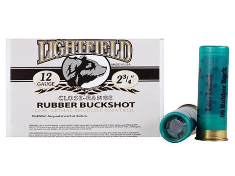 Lightfield Wildlife Control Less Lethal Ammo 12 Ga 2-3/4 Close Range