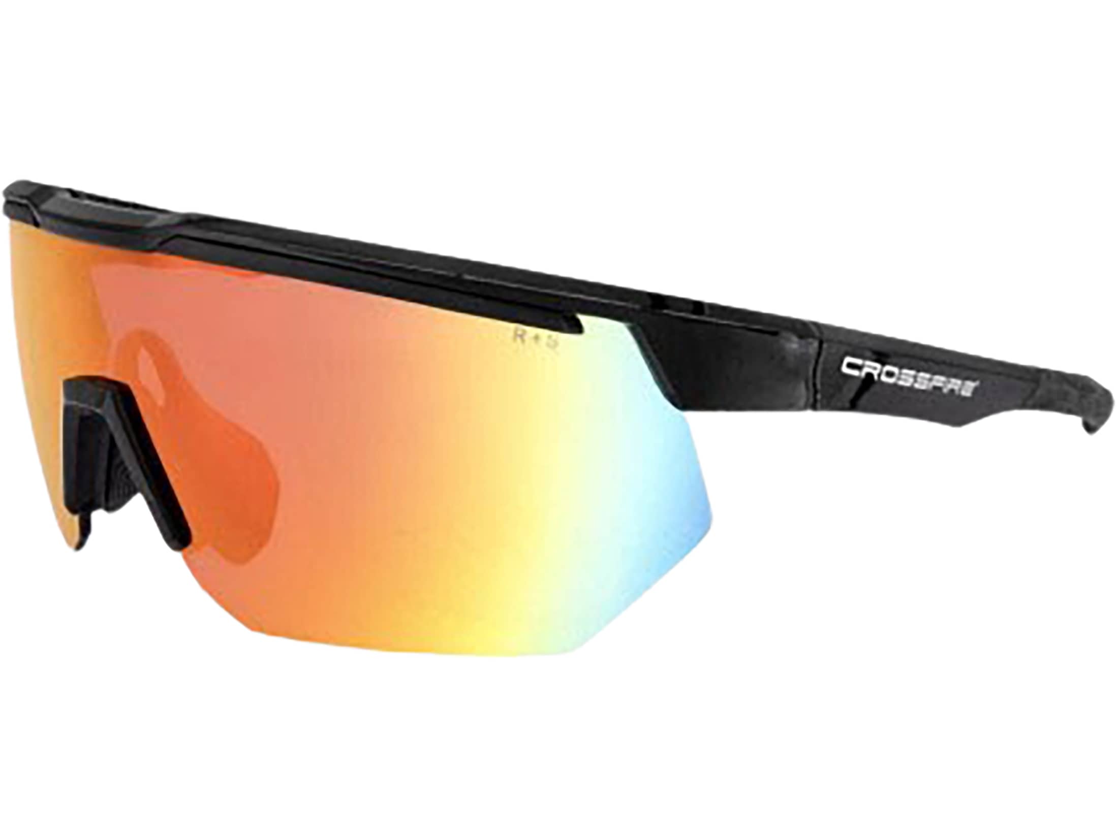 Radians Crossfire PHAZE Shooting Glasses Tan Frame Clear Lenses