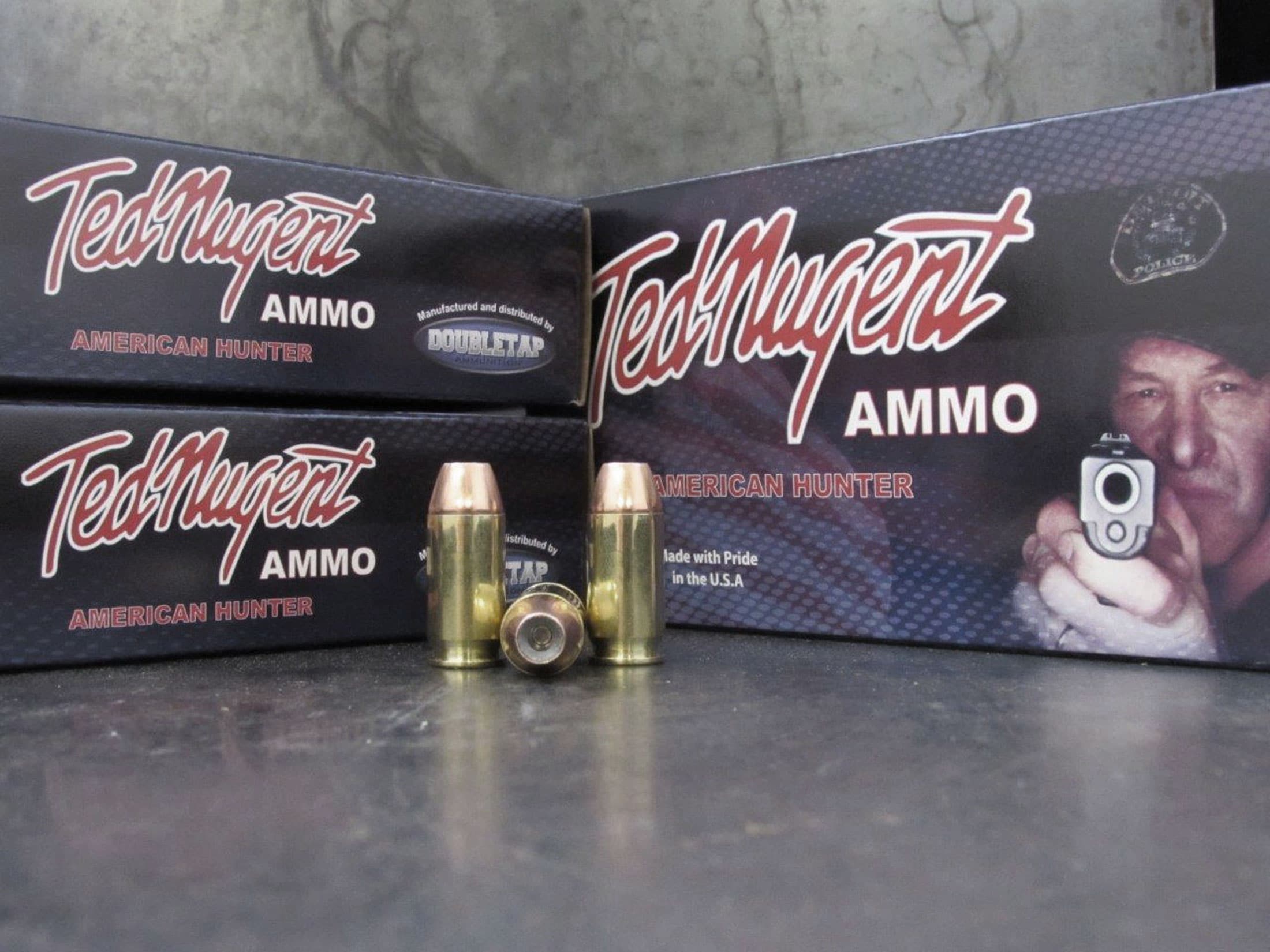 DoubleTap Ted Nugent 45 ACP Ammo 230 Grain Sierra Jacketed Hollow
