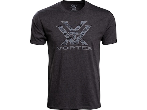 Vortex Optics Men's Camo Logo Short Sleeve T-Shirt Charcoal Heather