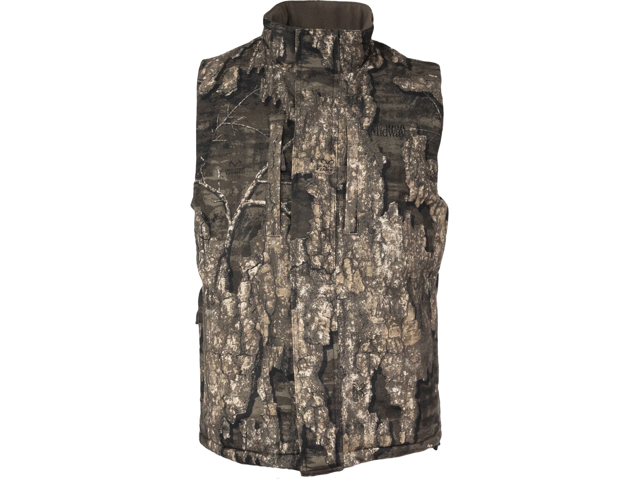 MidwayUSA Men's Elk Fork Vest Realtree EDGE Camo Large Tall
