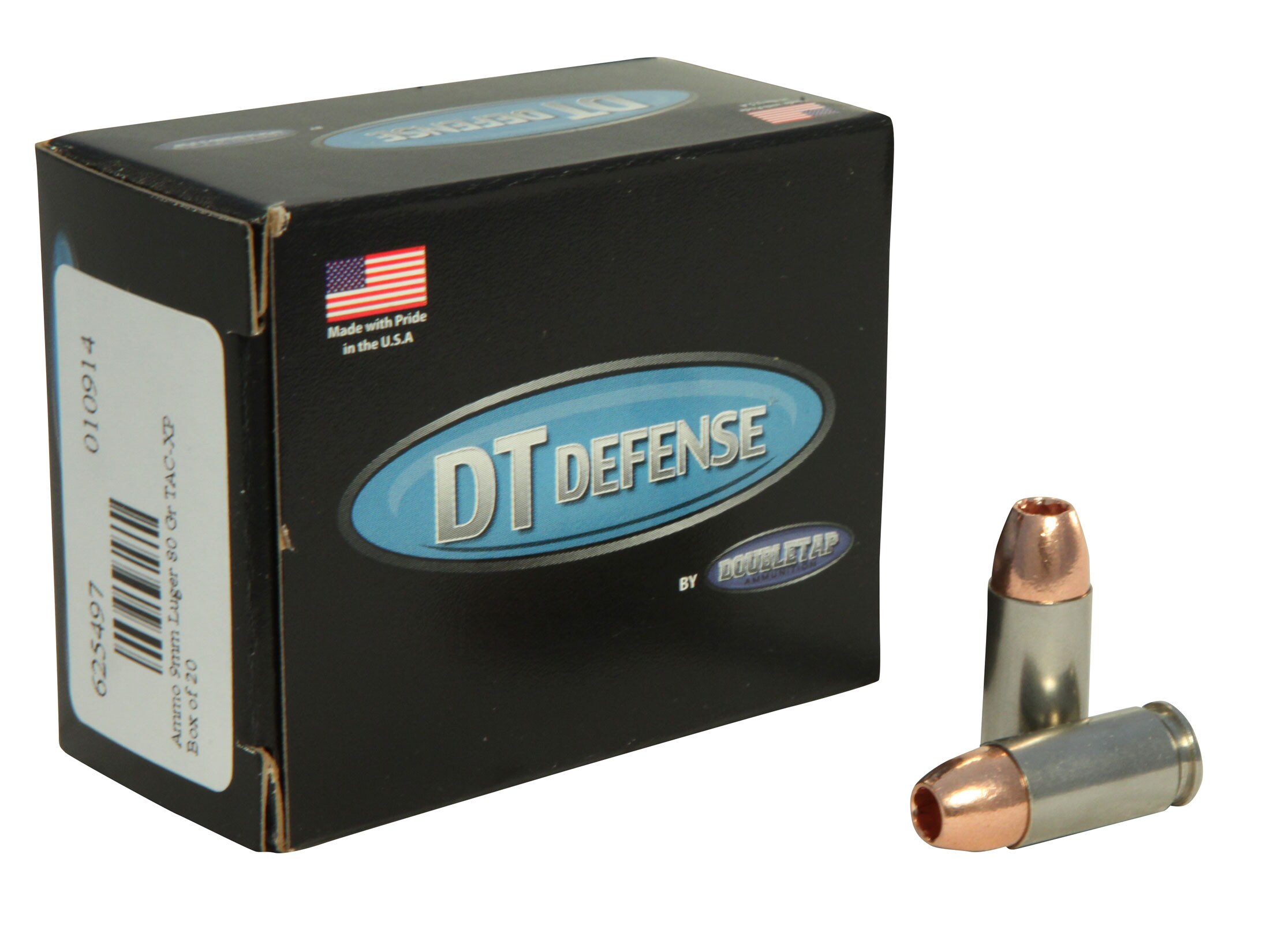 Doubletap Ammo 9mm Luger 80 Grain Barnes TAC-XP Hollow Point Lead-Free