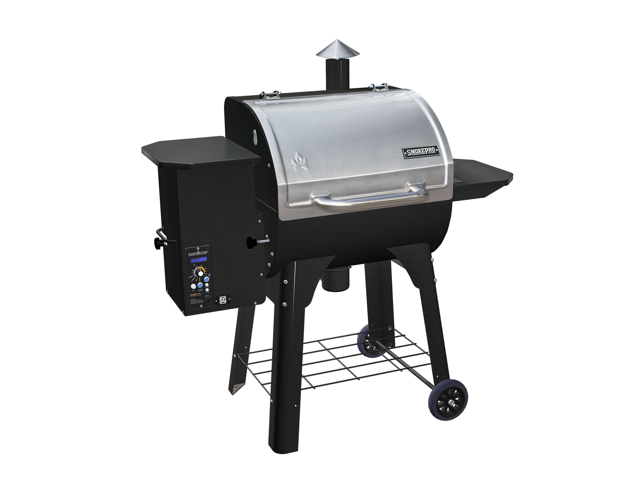 Camp Chef SmokePro DLX Stainless Pellet Grill Black