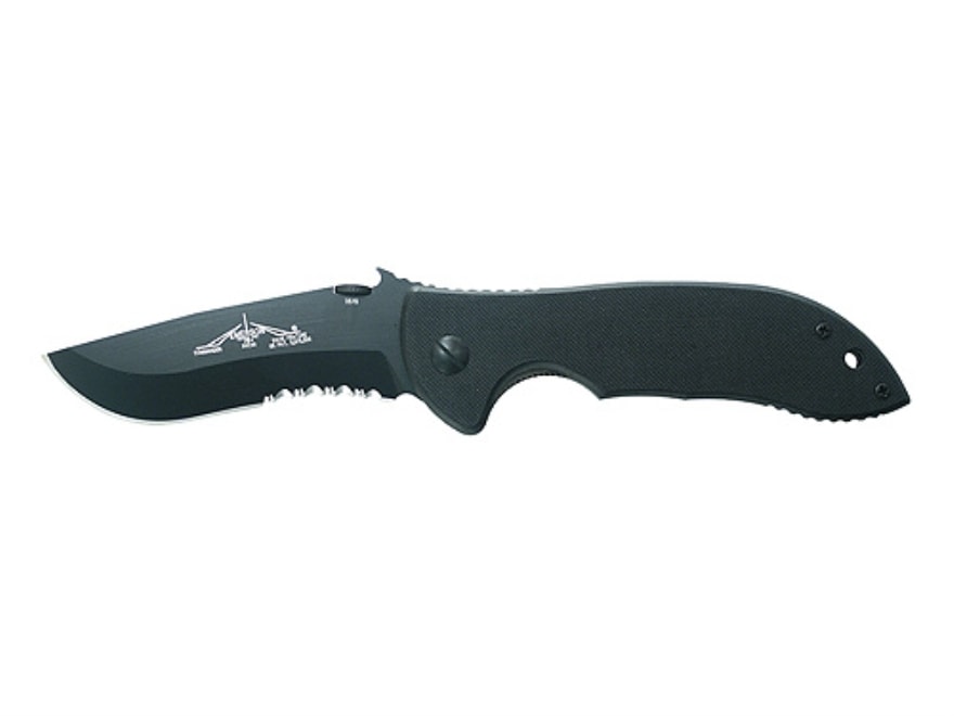 Emerson Commander Folding Pocket Knife 3.75 Serrated Commander 154 CM