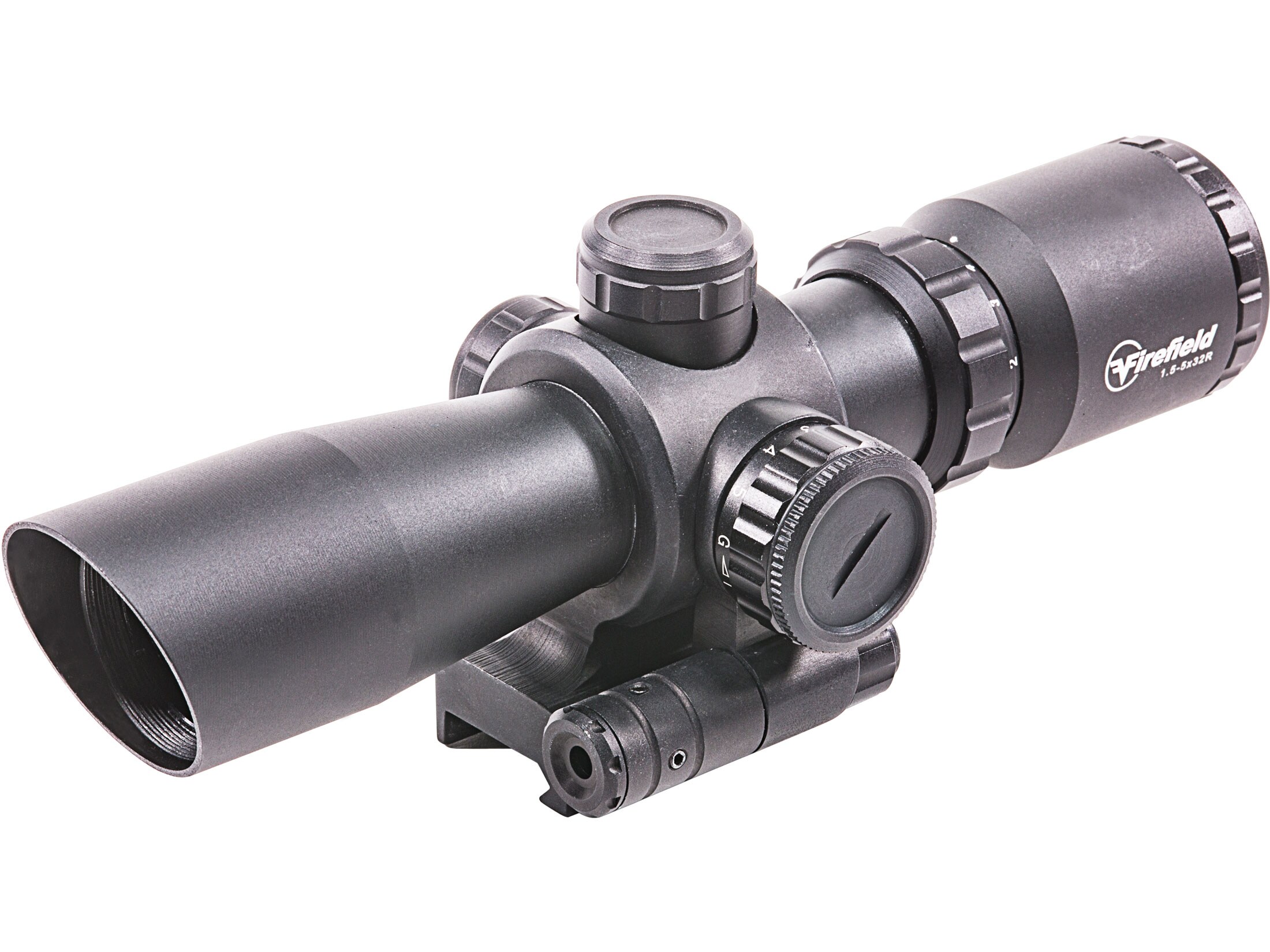 Firefield Barrage Rifle Scope 1.5-5x 32mm Illuminated Mil-Dot Reticle