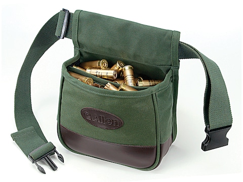 Allen Shooter's Divided Shotgun Shell Pouch Adjustable Belt Canvas