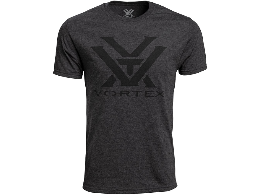 Vortex Optics Men's Logo Short Sleeve T-Shirt Cotton/Poly Charcoal