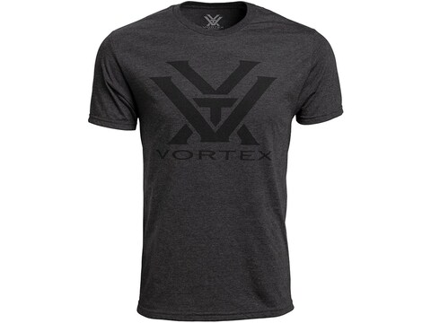 Vortex Optics Men's Logo Short Sleeve T-Shirt Cotton/Poly Charcoal