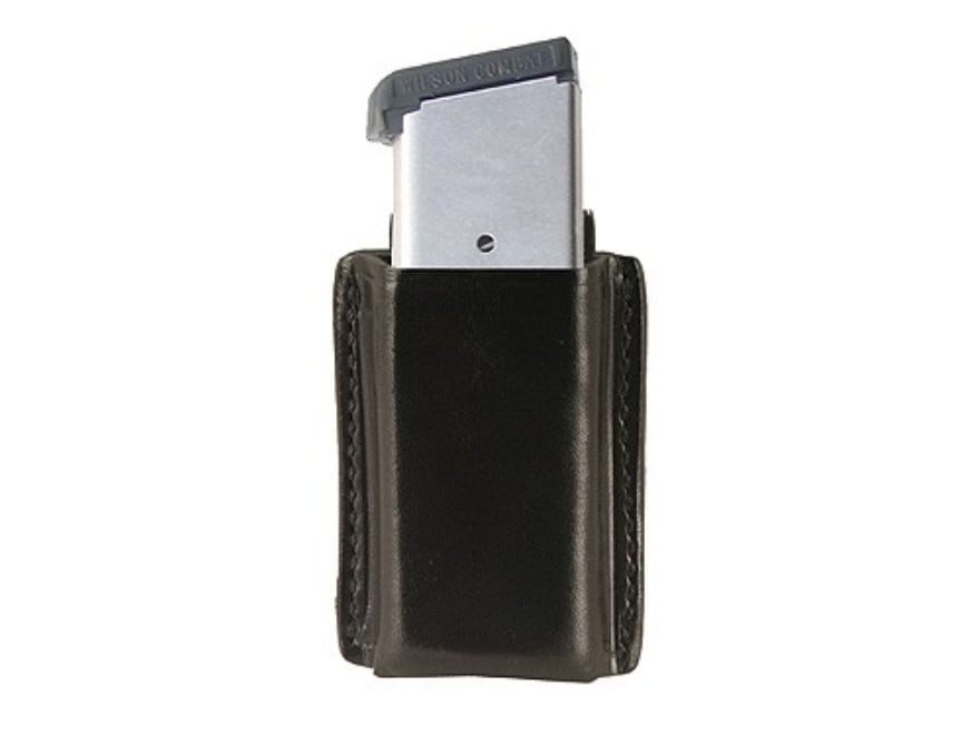 Galco Quick Single Stack Mag Pouch 45 ACP, 10mm Leather Black