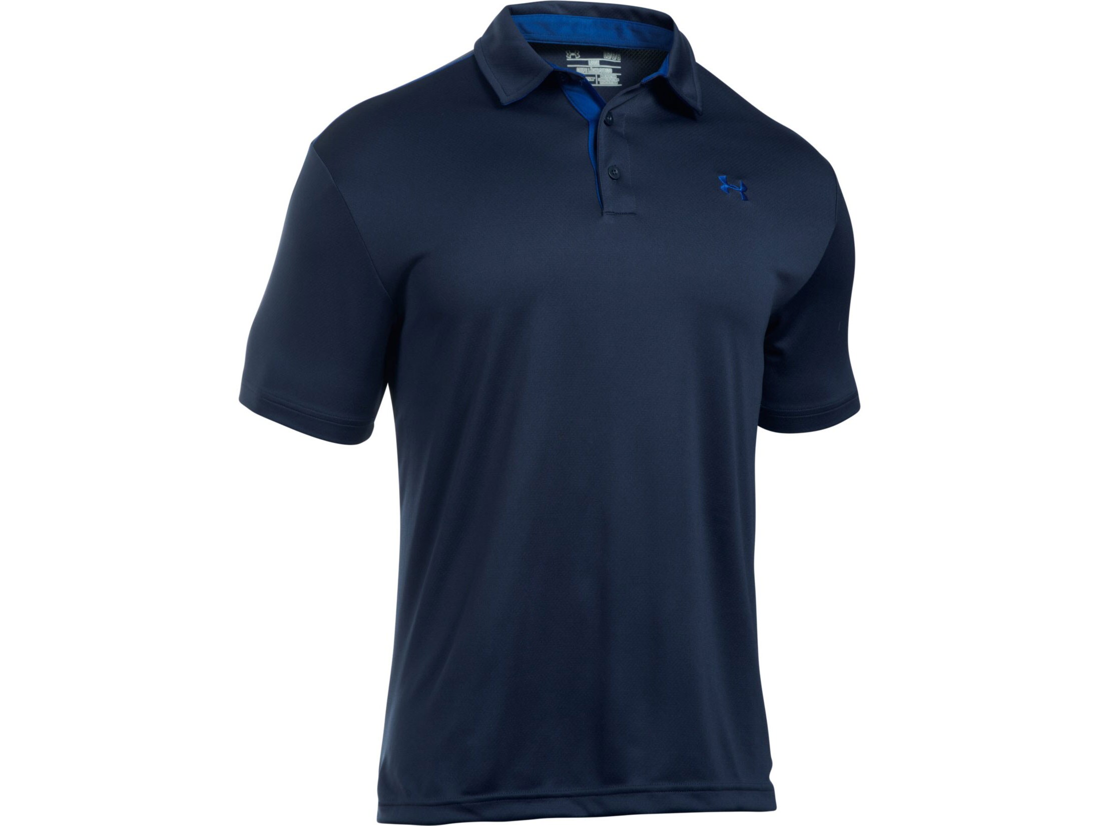 Under Armour Men's UA Tech Polo Shirt Short Sleeve Polyester Midnight