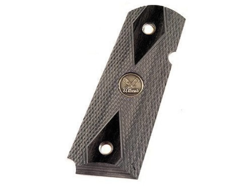 Wilson Combat Grips 1911 Officer Double Diamond Ceckered Diamondwood