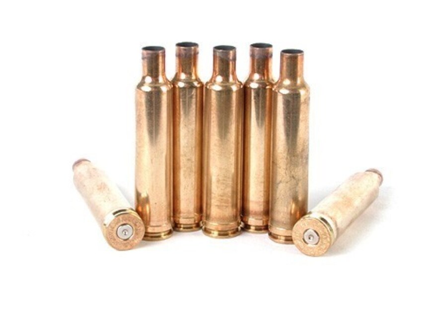 Once-Fired Weatherby Brass 270 Weatherby Mag Grade 3 Box of 20 Bulk