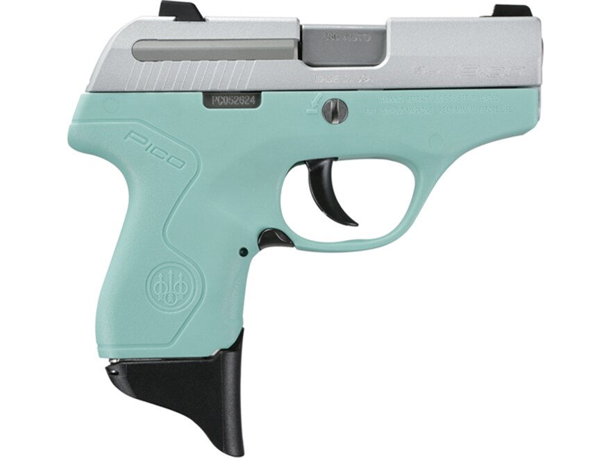 Beretta Pico 380 ACP Pistol 2.7 Barrel 6+1 Round INOX Slide Robin Egg