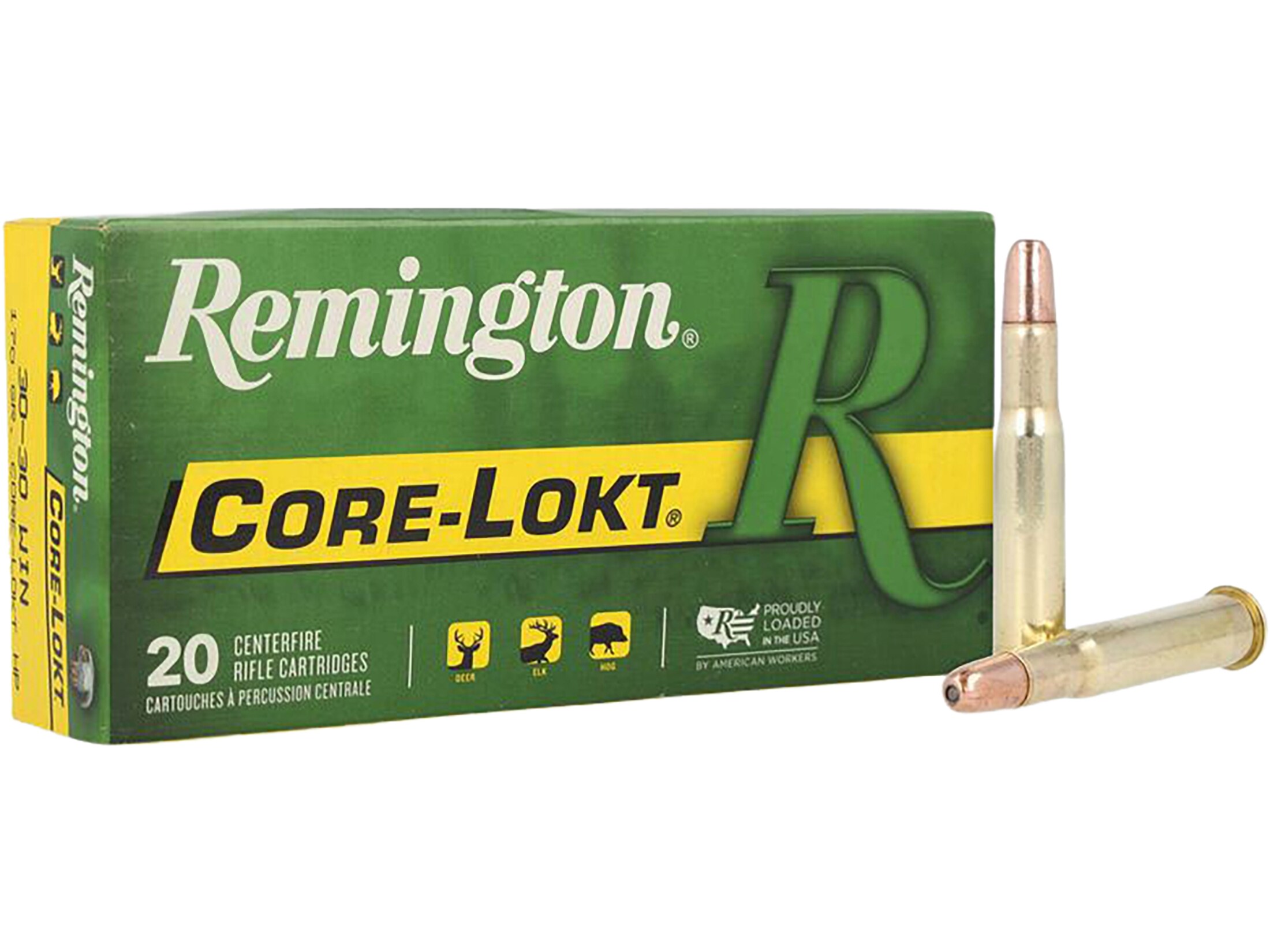 Remington Core Lokt 30 30 Winchester Ammo 170 Grain Jacketed Hollow