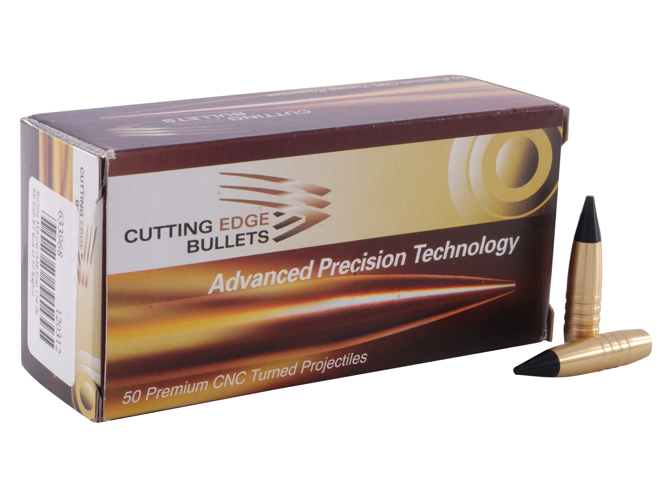 Cutting Edge Bullets ESP ER Raptor Bullets 338 Cal (338 Diameter) 176