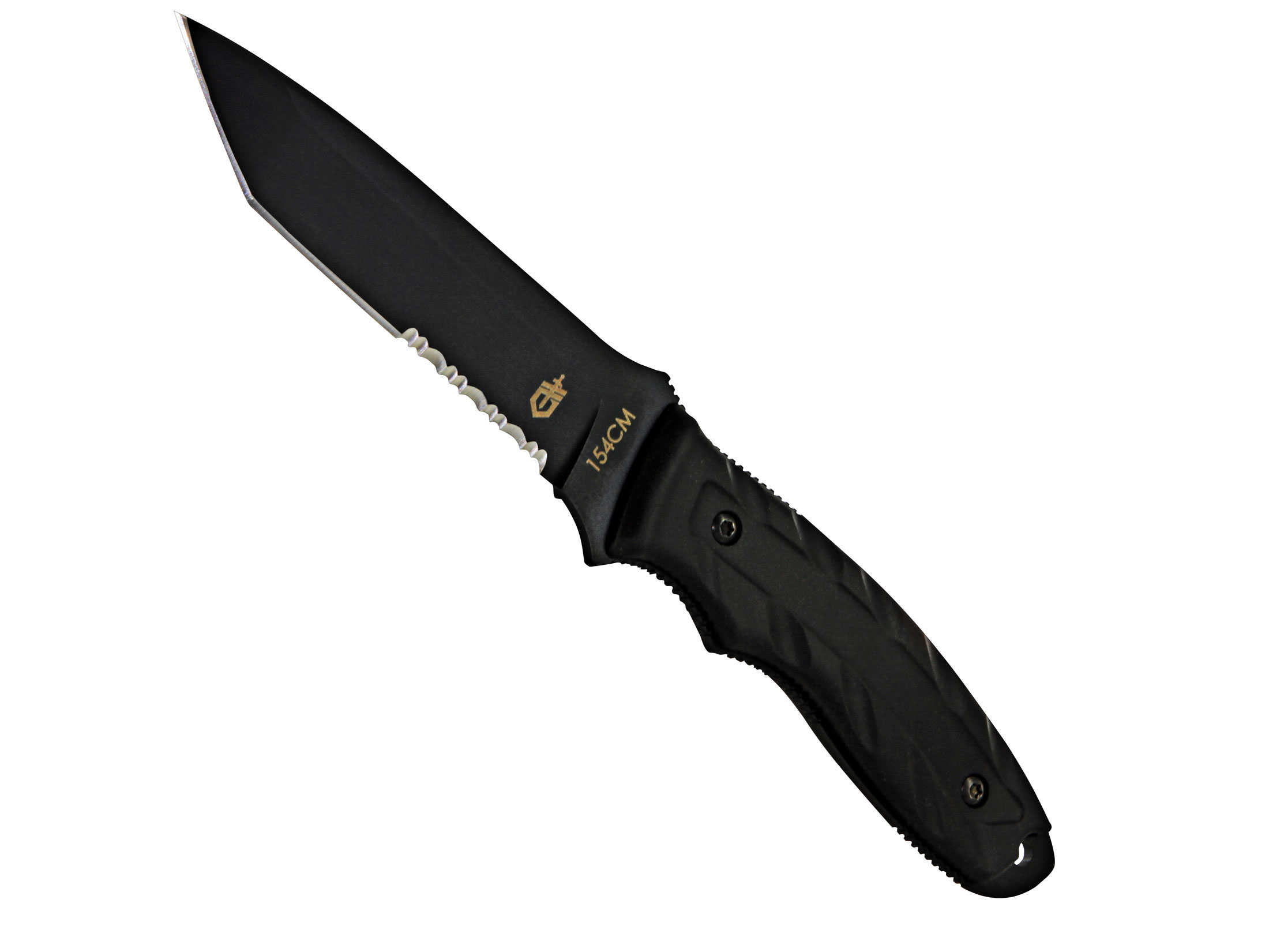Gerber CFB Fixed Blade Knife 4.3 Tanto 154CM Black SS Blade Nylon
